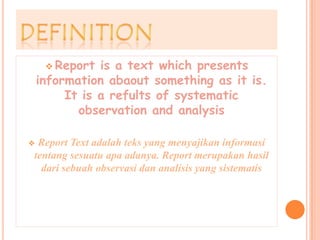 Report text cynthia 9 d | PPSX