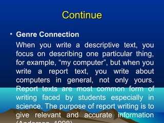 Report text (complete explanation) | PPT