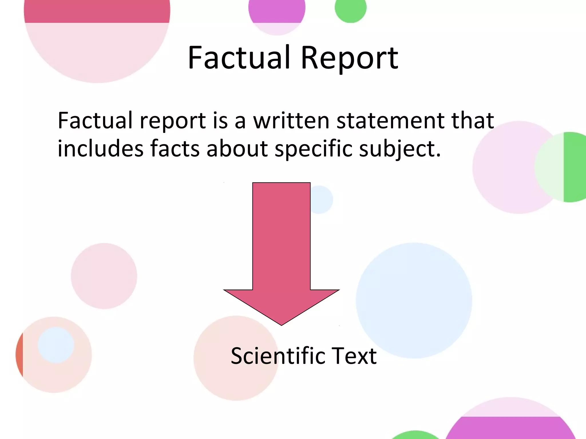 Report text ppt | PPT