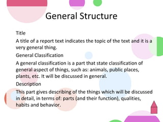 Report text ppt | PPT