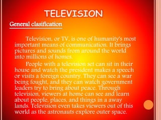 Report text (tv) | PPTX