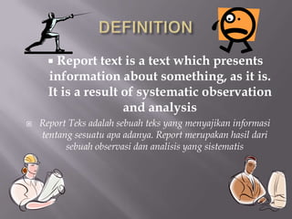 Report text vincent 9 d custom animation | PPSX