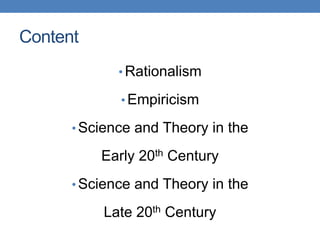 history and philosophy of science | PPTX