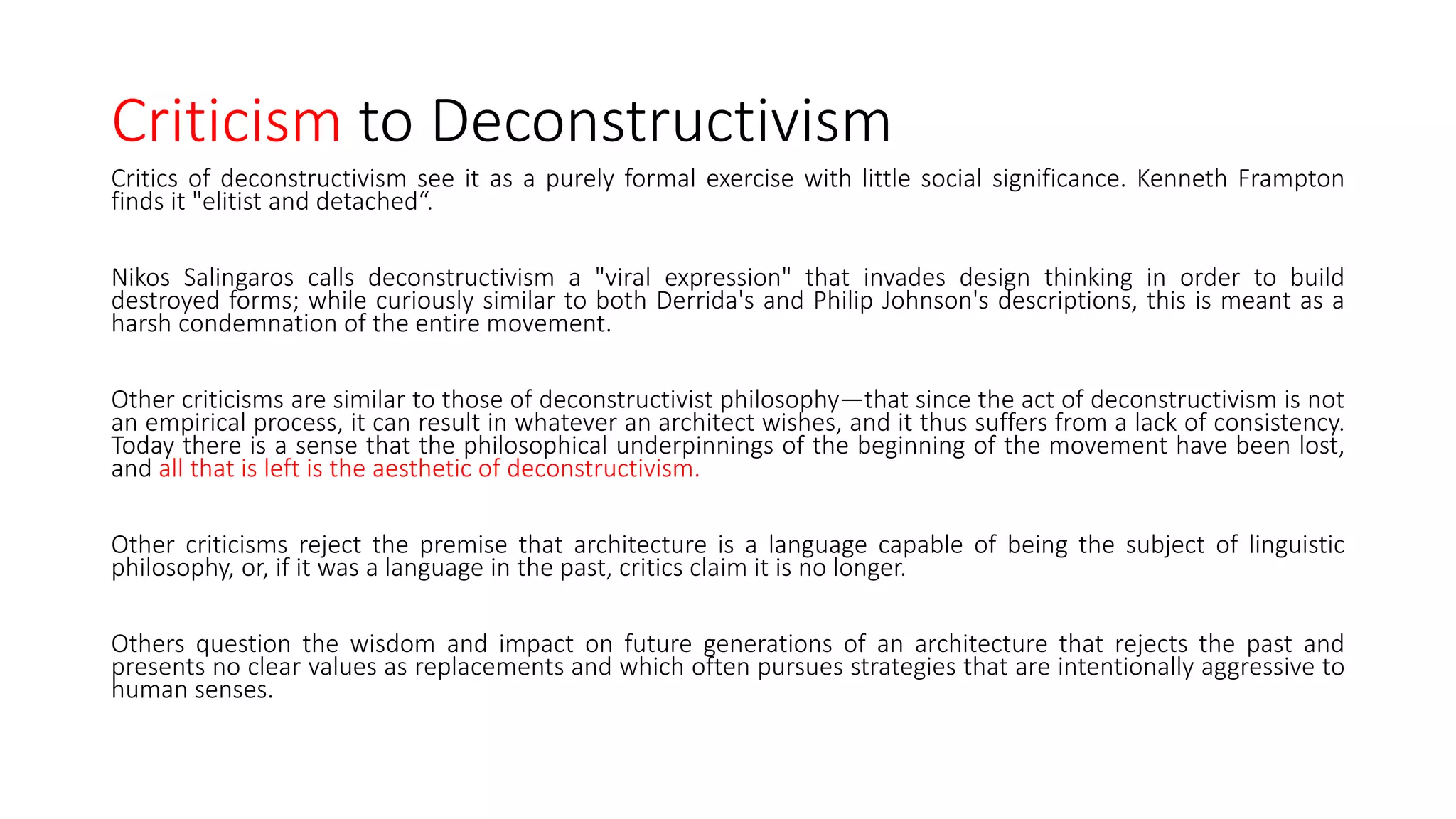 HISTORY: Understanding Deconstructivism/ Critical Regionalism ...