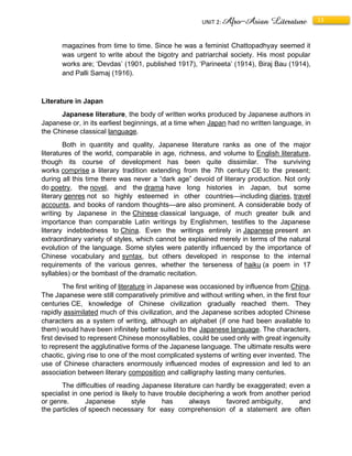 South East Asian Prose Literature of Philippines, India, Japan, China | PDF