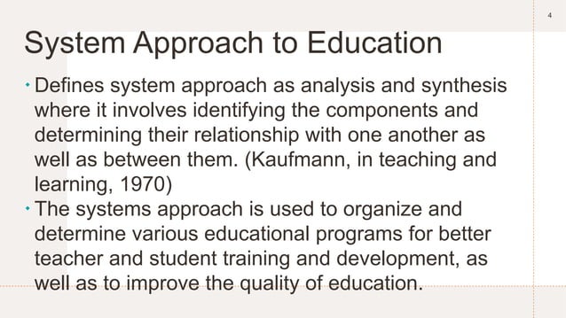 System approach.pptx | Education