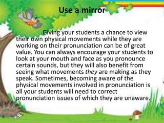 Teaching Vowel Pronunciation | PPTX