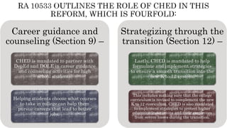 Development, Process & Implementation of Curriculum (DepEd, CHED ...