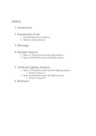 Lighting Analysis: Integration project (Community library) | PDF