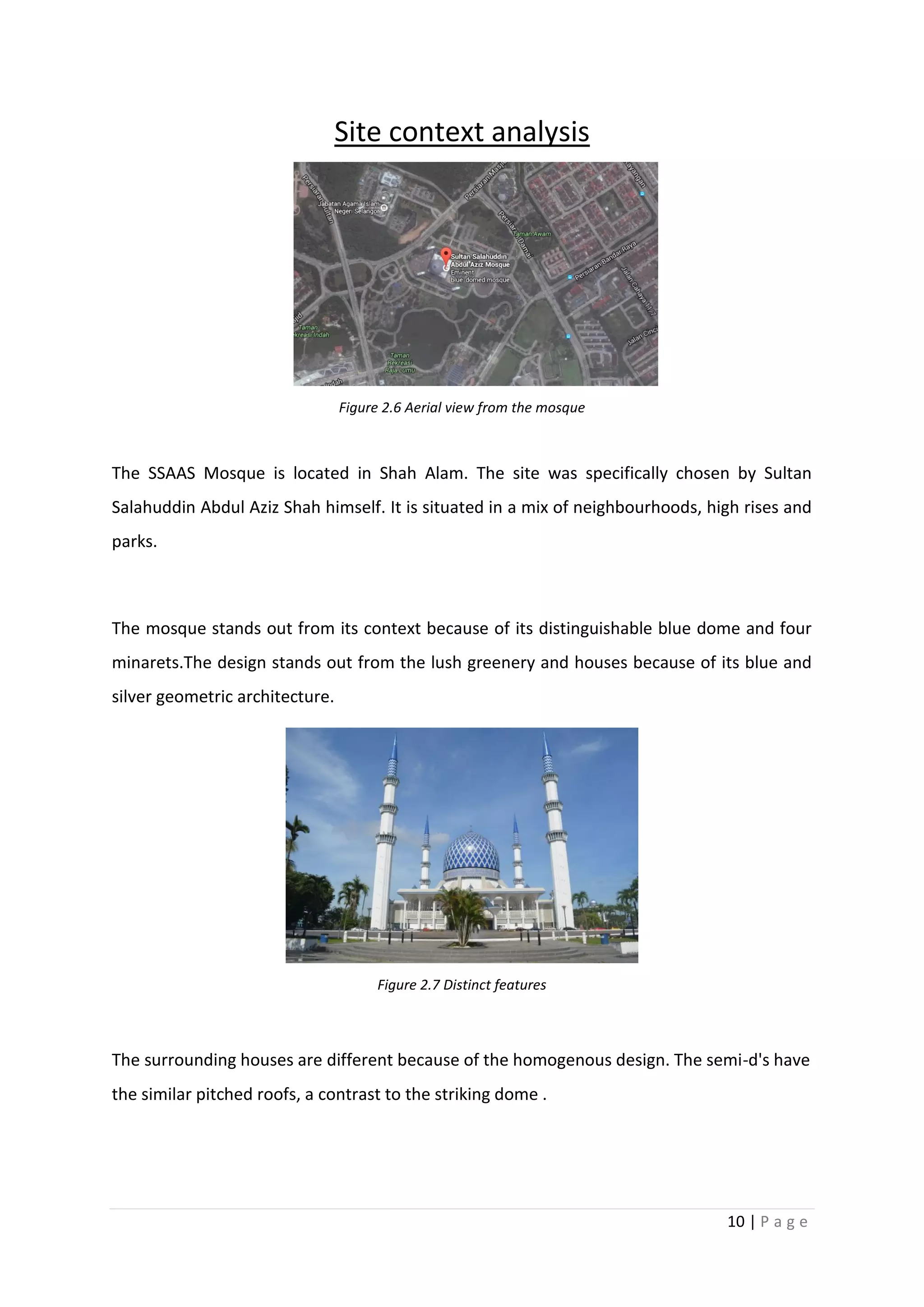 Shah Alam Blue Mosque Report | PDF