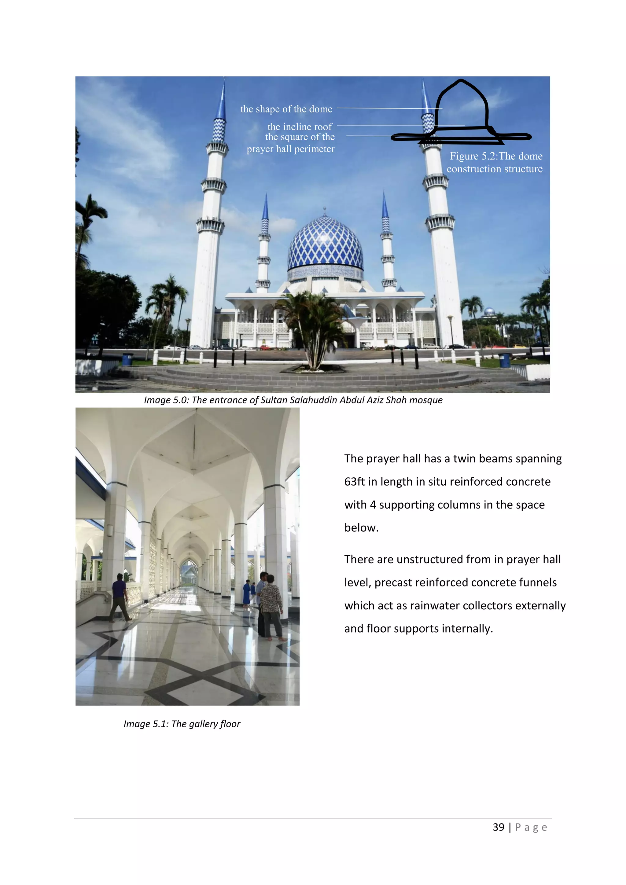 Shah Alam Blue Mosque Report | PDF