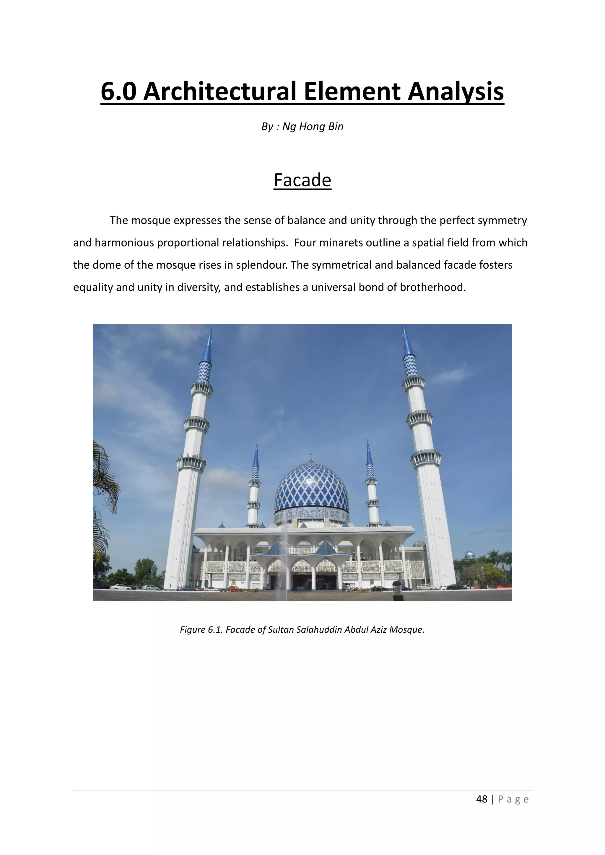 Shah Alam Blue Mosque Report | PDF