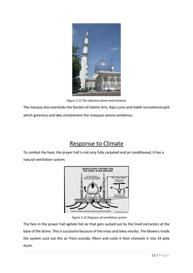 Shah Alam Blue Mosque Report | PDF