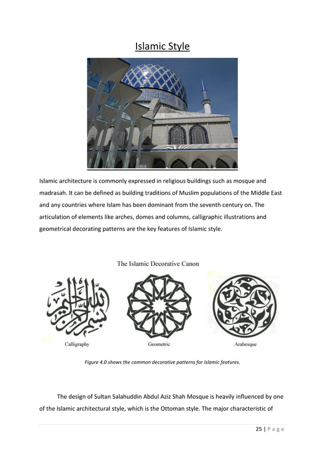 Shah Alam Blue Mosque Report | PDF