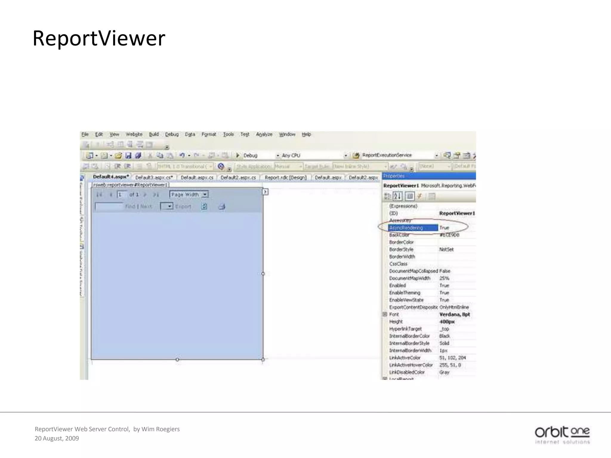 ReportViewer Web Server Control | PPTX