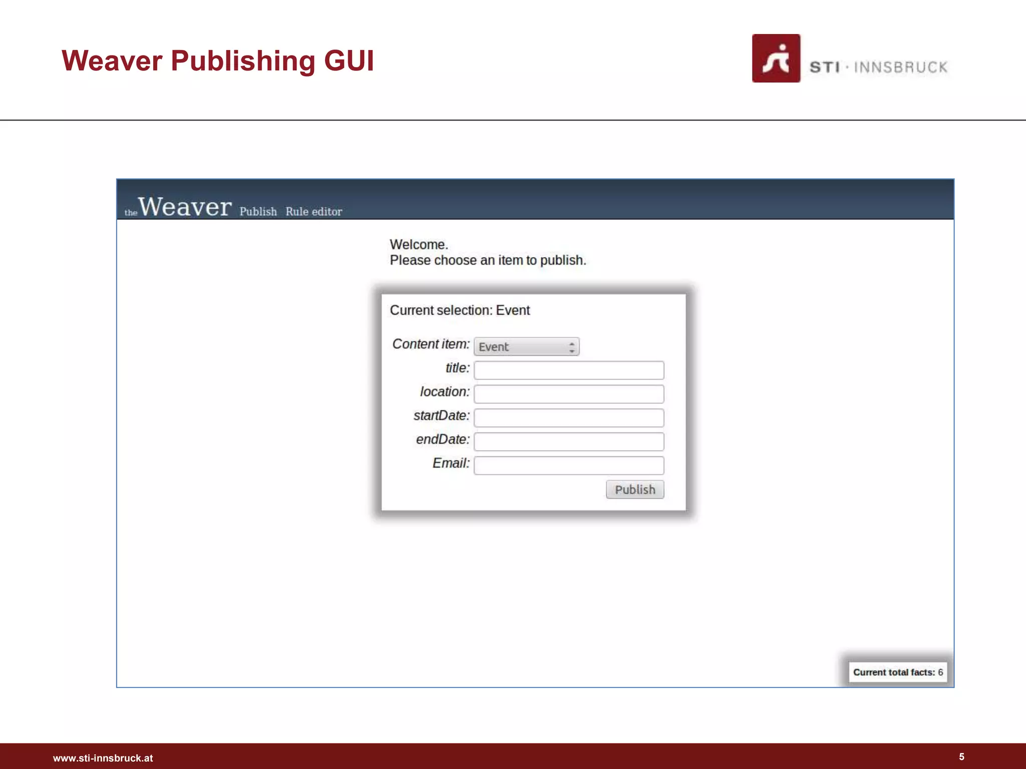 Report weaver 05.06.2013