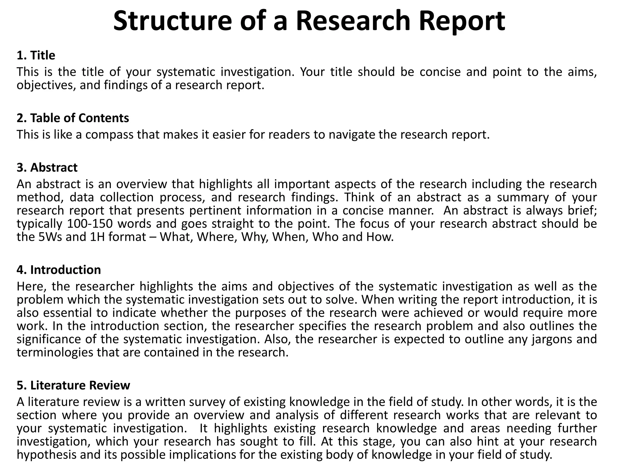 Research Report Writing | PPTX