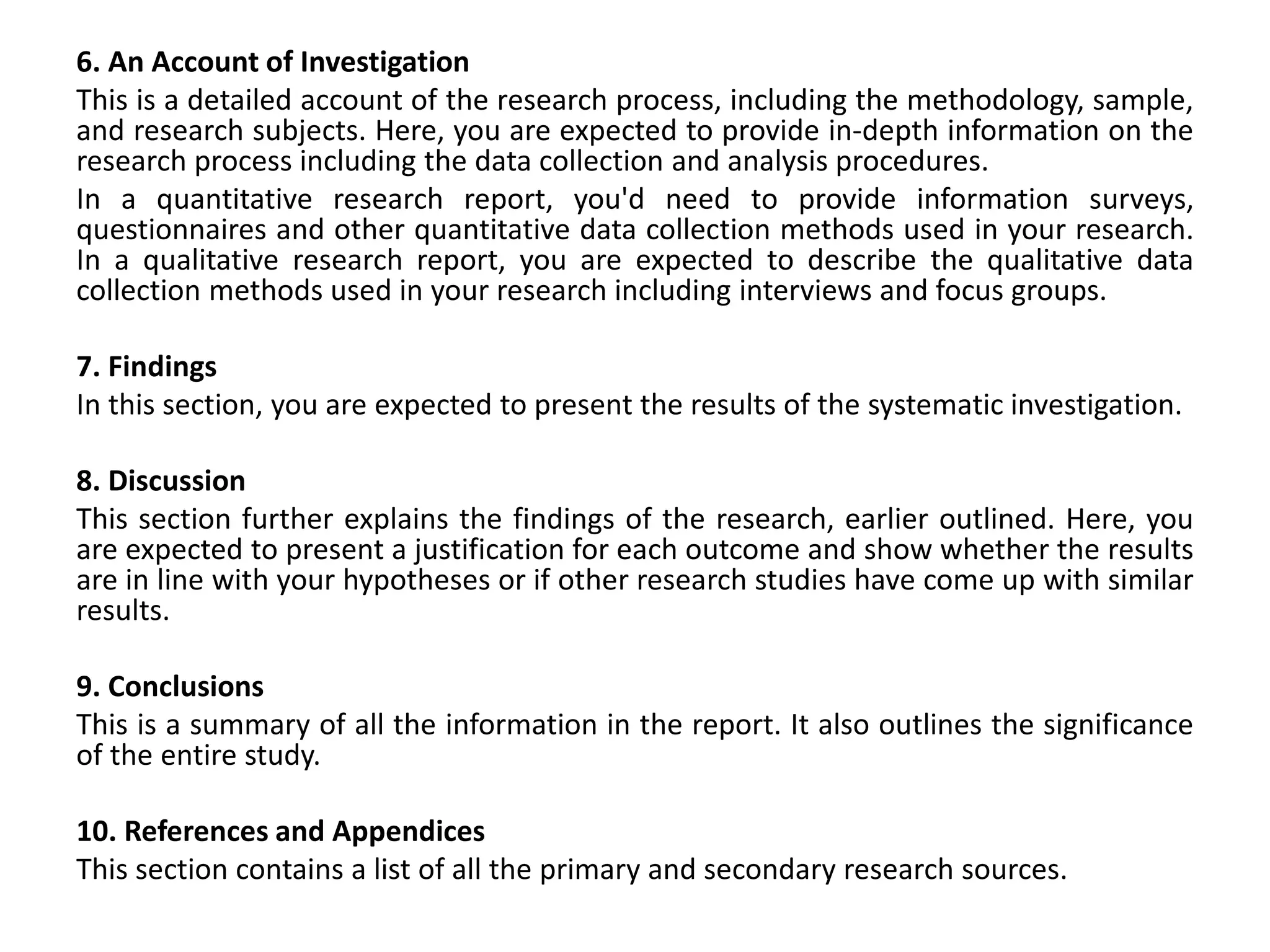 Research Report Writing | PPTX