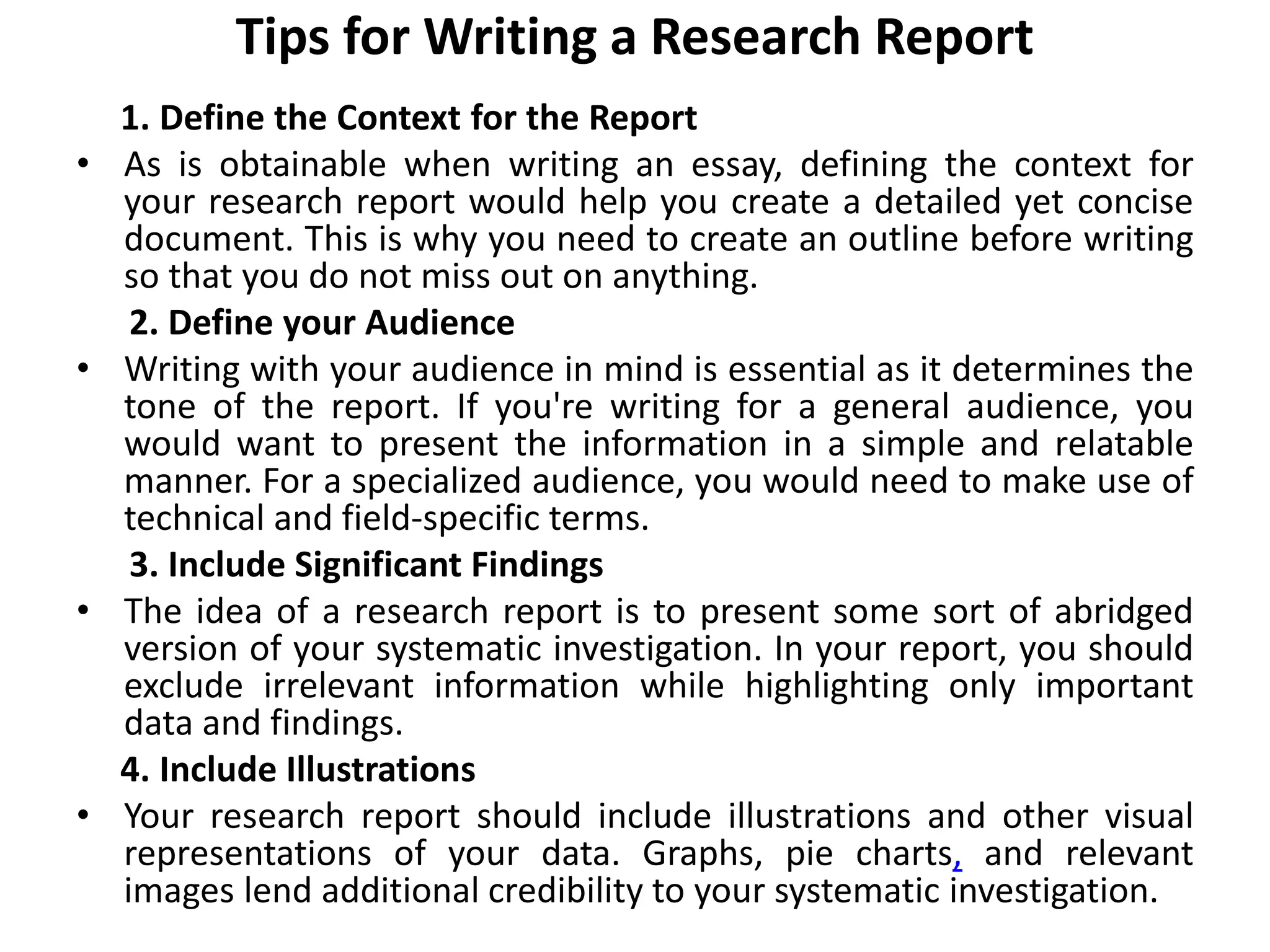 Research Report Writing | PPTX