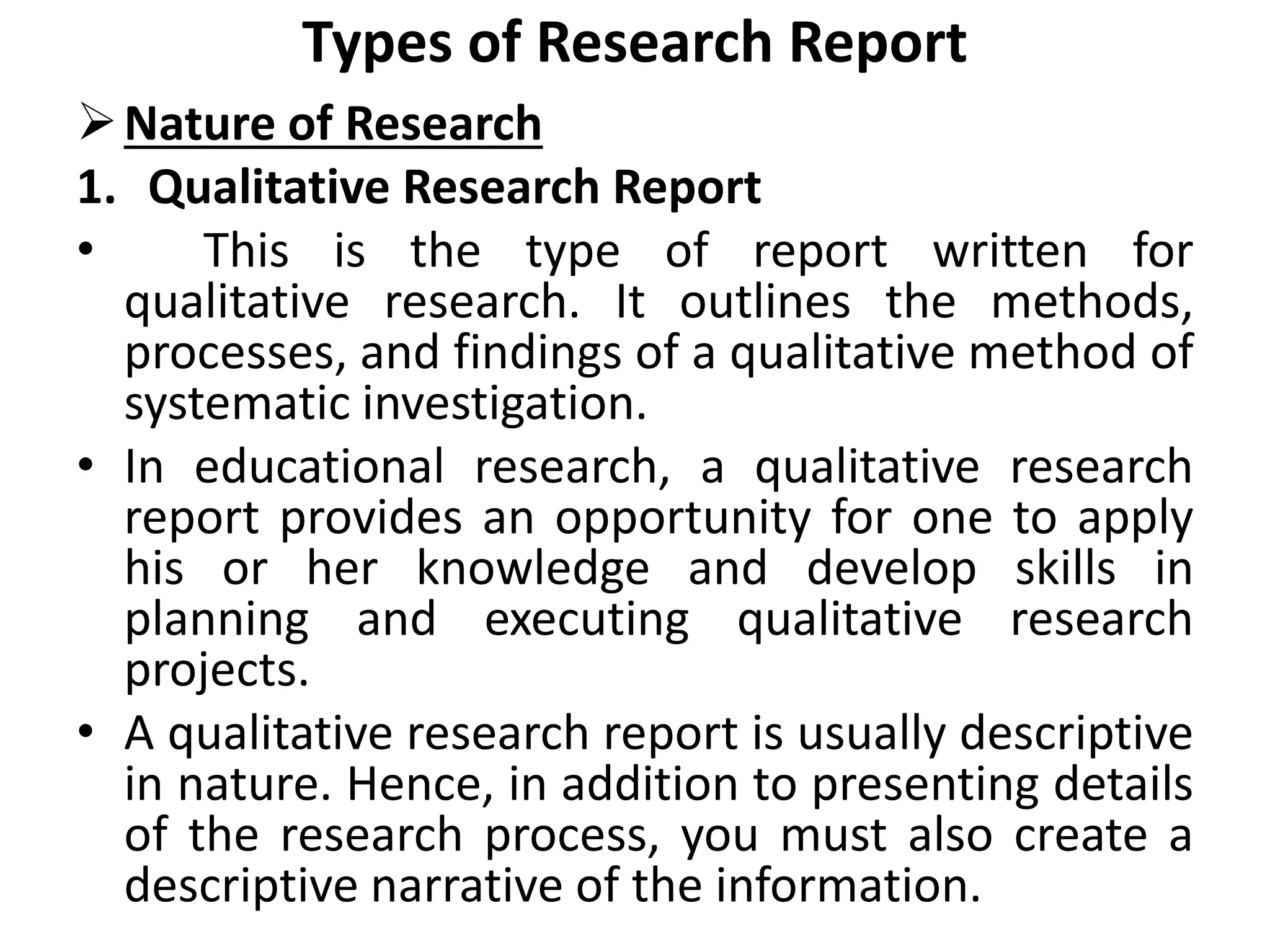 Research Report Writing | PPTX