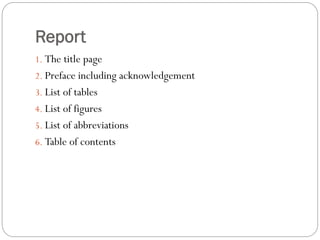 Report writing 1 | PPTX | Business and Finance