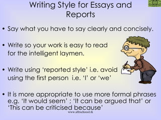 Report Writing | PPT