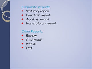 Report writing | PPT