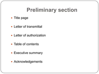 Report writing | PPTX