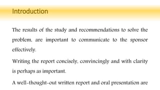 Technical Report writing | PPTX