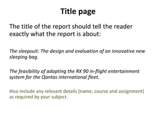 Report writing | PDF