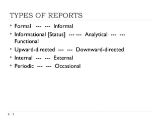 Report writing | PPT