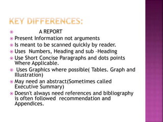 Report writing | PPTX