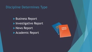 Report Writing | PPT