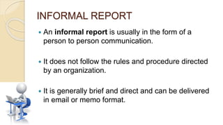 Report writing | PPTX