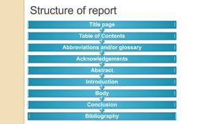Report writing | PPT