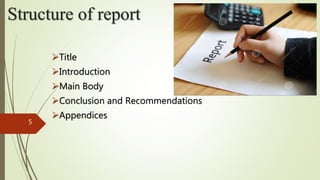 Report writing | PPTX