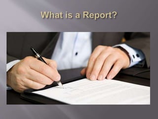 Report writing | PPTX