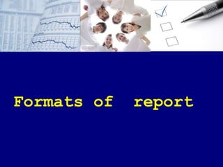 Report writing | PPTX