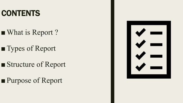 How to write a Report in English Grammer | PPT