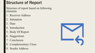 How to write a Report in English Grammer | PPT