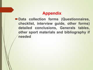 Report writing | PPT