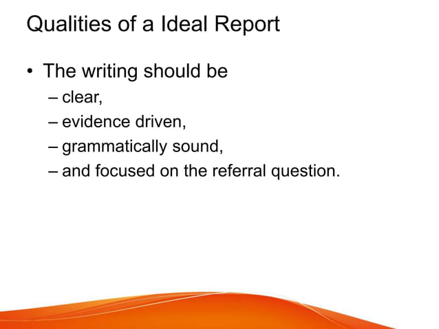 Report Writing and Analysis of Data in Forensics | PPTX