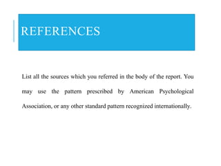 Report writing | PPTX