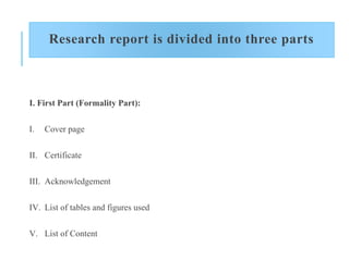 Report writing | PPTX