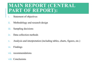 Report writing | PPTX