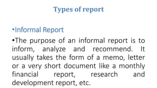 Report writing.pptx | Educational Assessment | Education