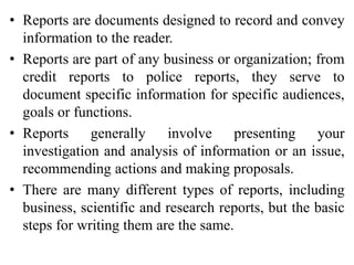 Report Writing in majority of business fields.pptx
