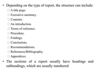 Report Writing in majority of business fields.pptx