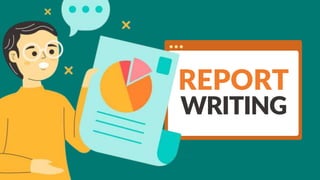 REPORT WRITING TEMPLATE SAMPLE FOR PRESENTATION | PPTX | Online ...