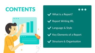 REPORT WRITING TEMPLATE SAMPLE FOR PRESENTATION | PPTX | Online ...